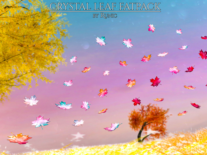 Second Life Marketplace - .: Runic :. Crystal Leaf Fatpack